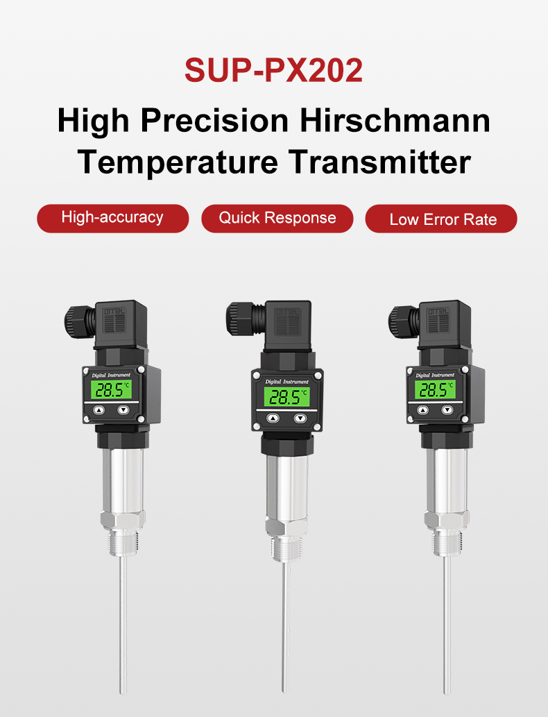 RTD Temperature Sensor with Hirschmann Connector - Supmea Automation Co ...